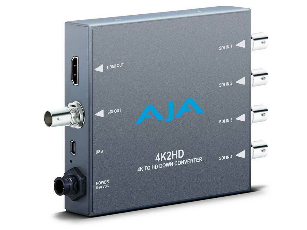 AJA 4K2HD 4K/UHD to HD-SDI and HDMI Downconverter - Ihr Dienstleister ...